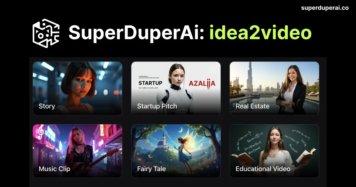 SuperDuperAi - Create Story